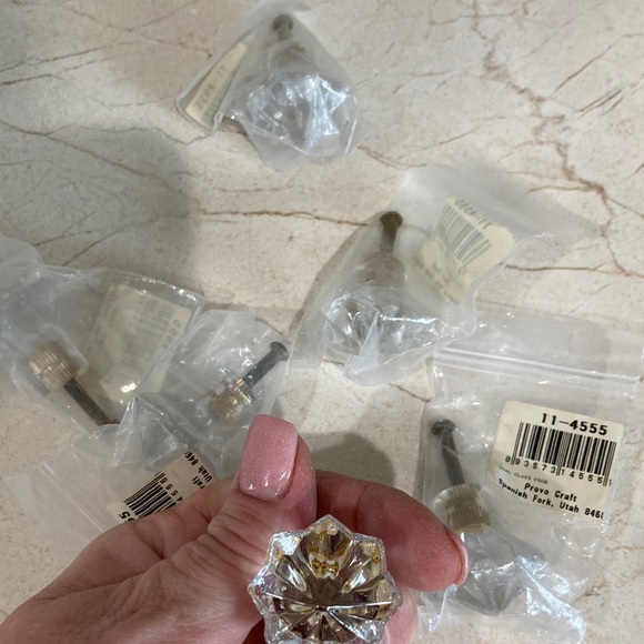 Accents | Six Glass Knobs | Poshmark